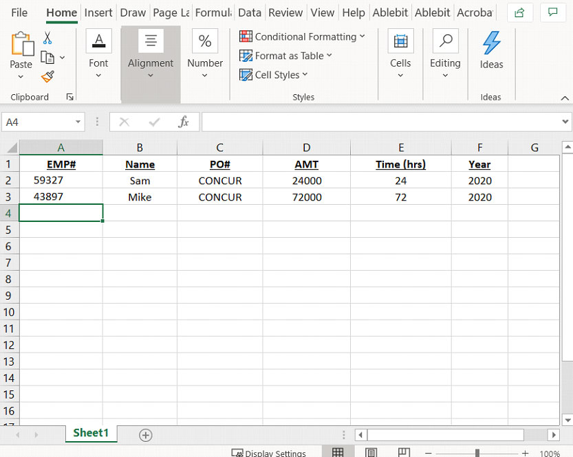 Accessing Excel Files - OpenBots